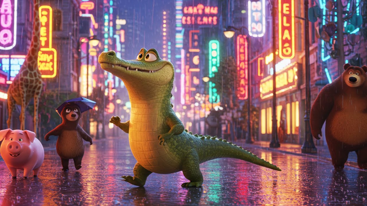 Alligator Jam Serenade in the City | Kids Dance music | Animals Groove ...