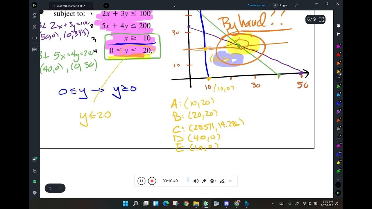 mat 218 s 3 2 linear programming part 2 - YouTube