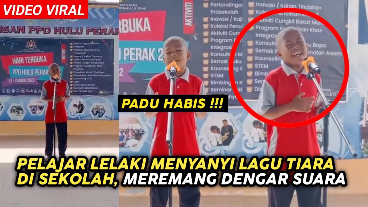 Pelajar Asli Menyanyi Lagu TIARA Di Sekolah, Meremang Dengar Suara Dia ...