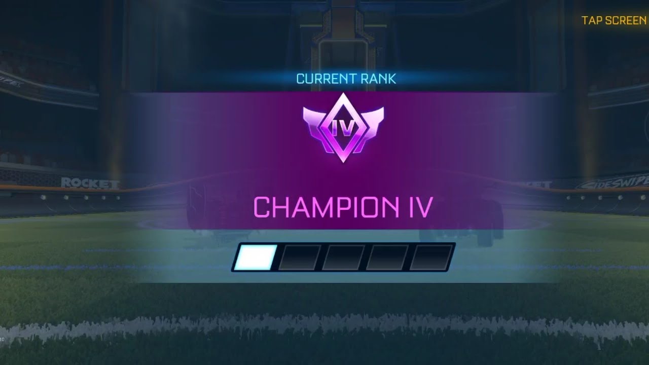 Champion 4 Rank Up Match | RL Sideswipe | - YouTube