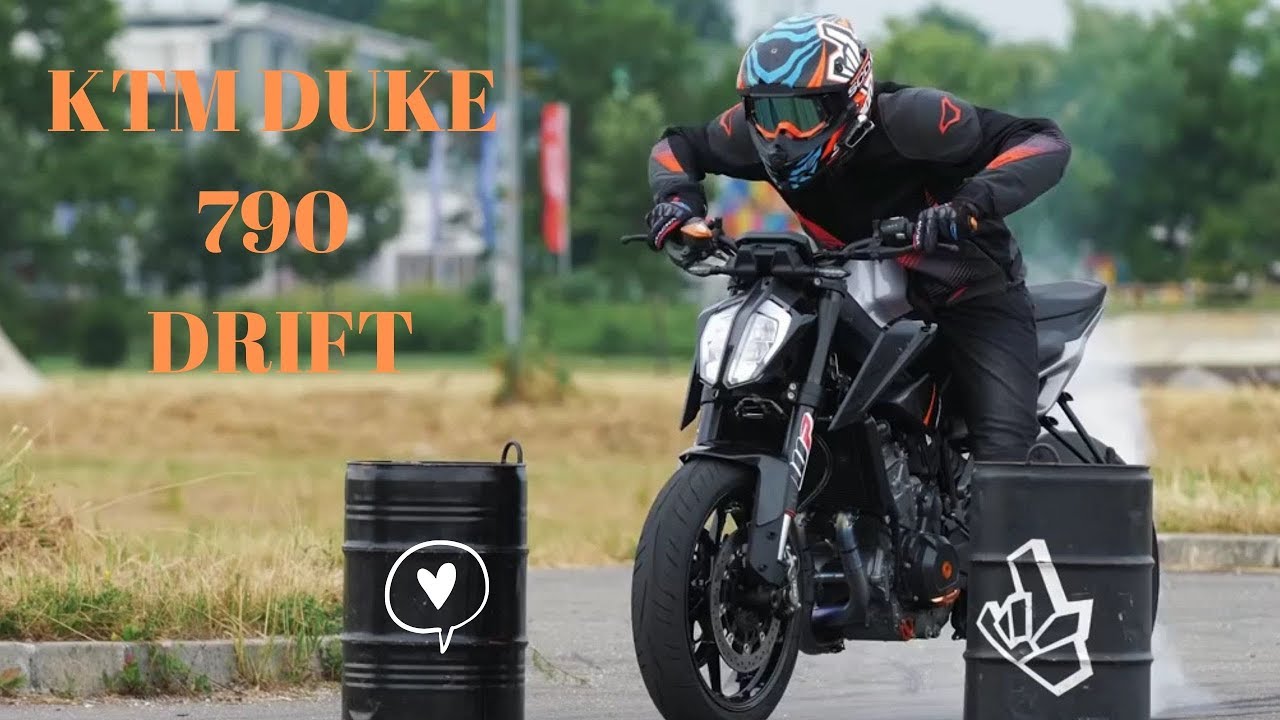Ktm duke 790 stunt||drift - YouTube