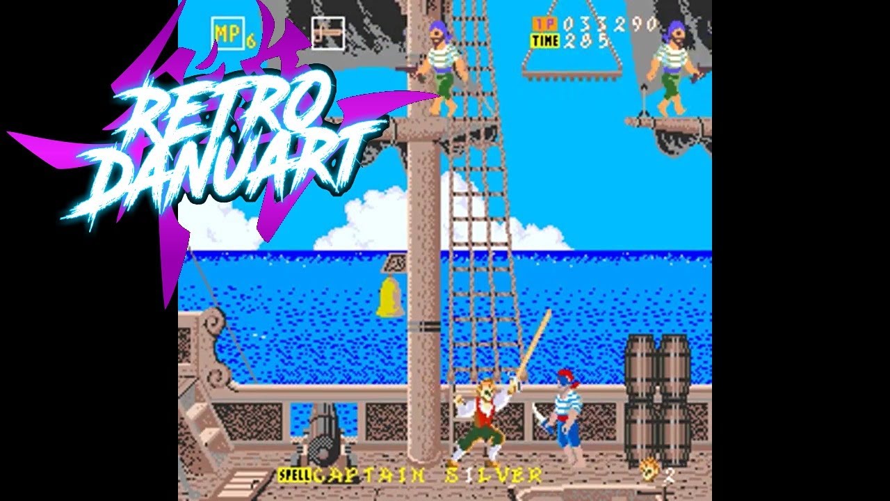 CAPTAIN SILVER (Data East - Arcade - 1987) - YouTube