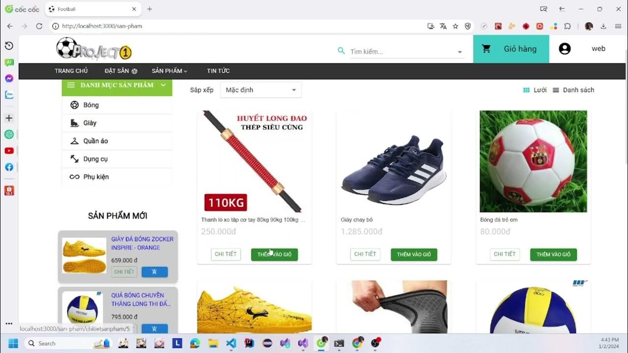 demo project 1 - giao diện cho máy tính - YouTube