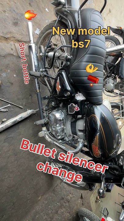 BS7 bullet with short bottle silencer 🔥🧨 #sound #bullet #minivlog #bs7 ...