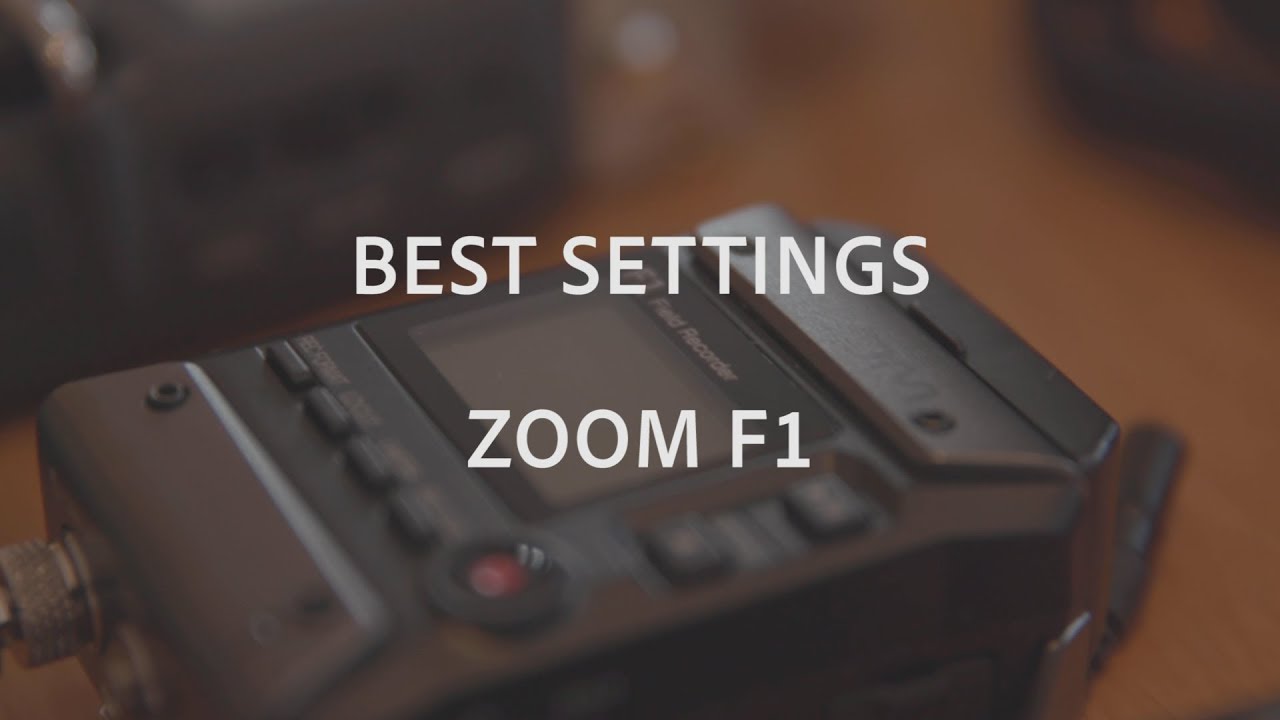 Best Settings Zoom F1 - YouTube
