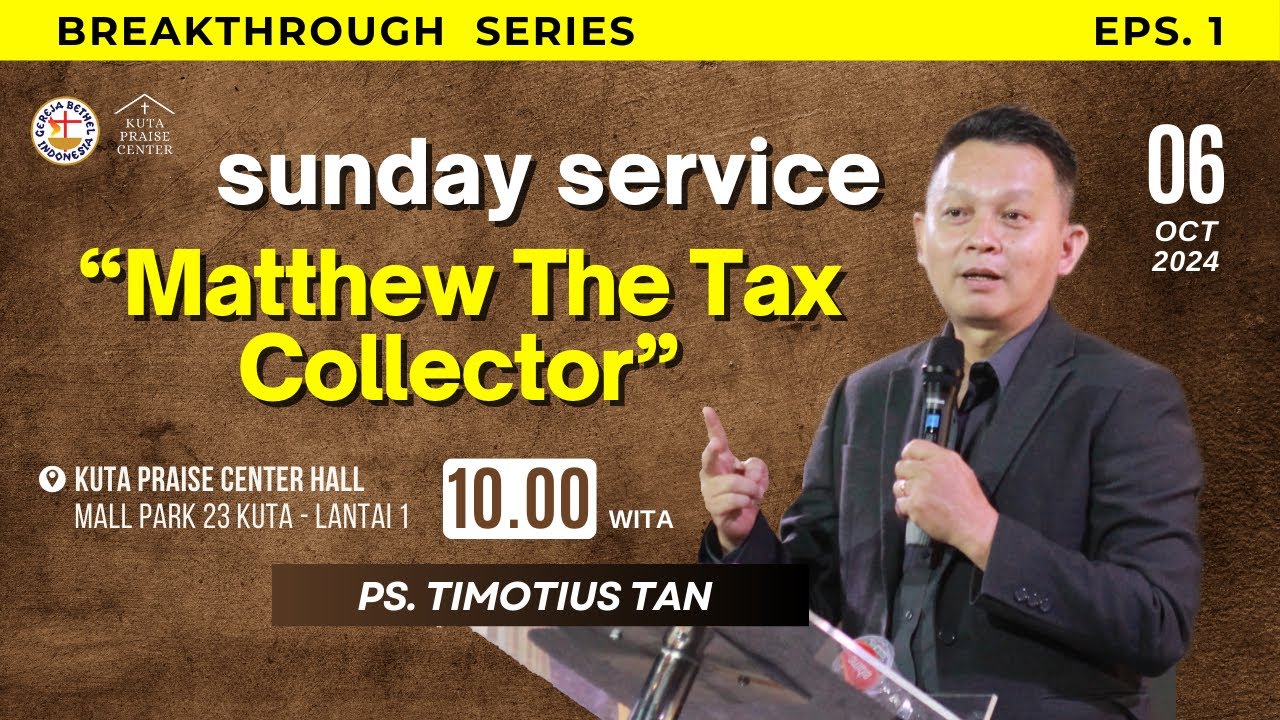 SUNDAY SERVICE | PS. TIMOTIUS TAN | 10.00 WITA | 06 OKTOBER 2024 - YouTube
