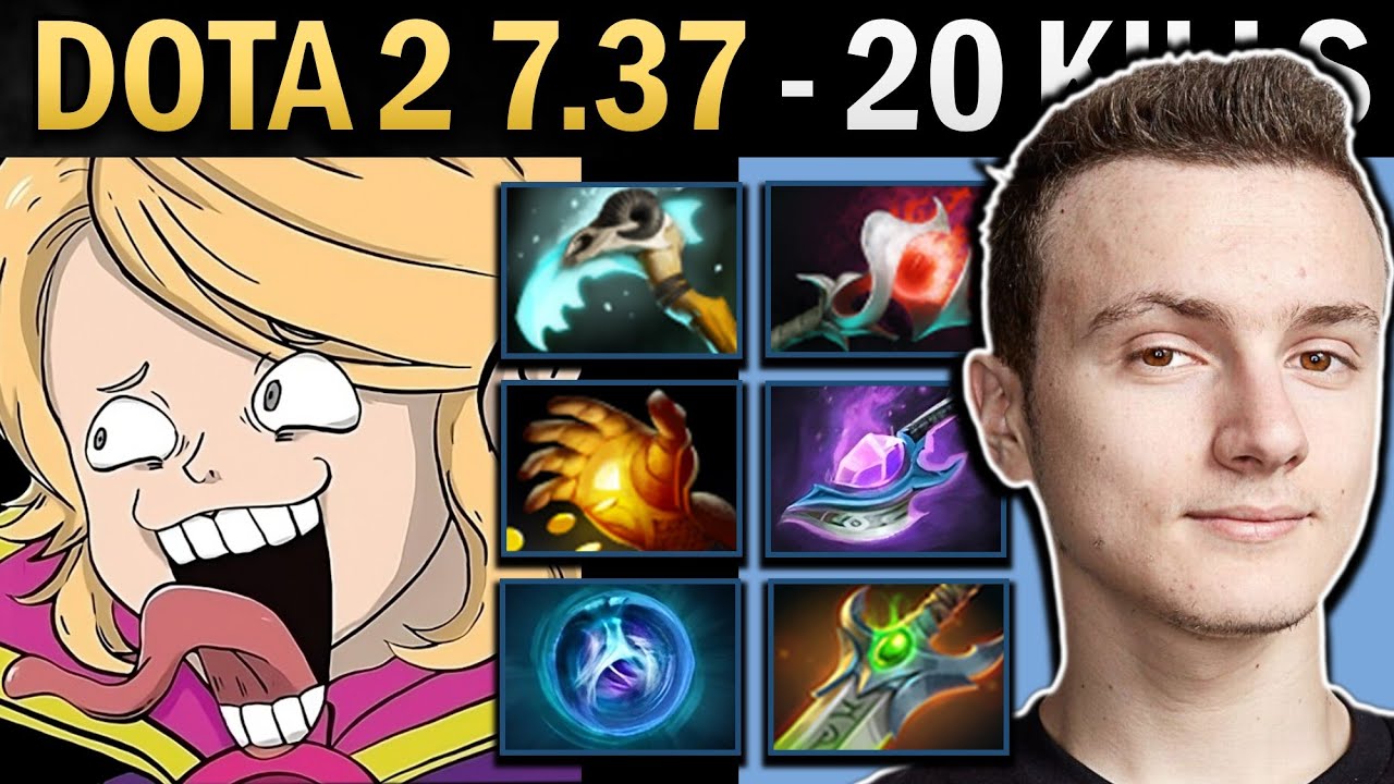 Invoker Gameplay Miracle with 20 Kills and Orchid - Dota 2 7.37 - YouTube