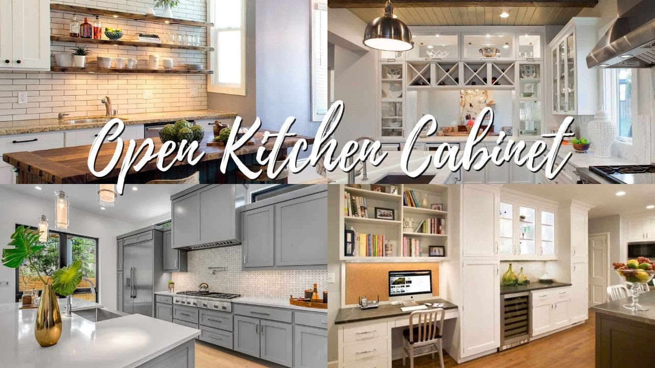 Modern Open Kitchen Cabinet Designs for a Sleek, Minimalist, and ...