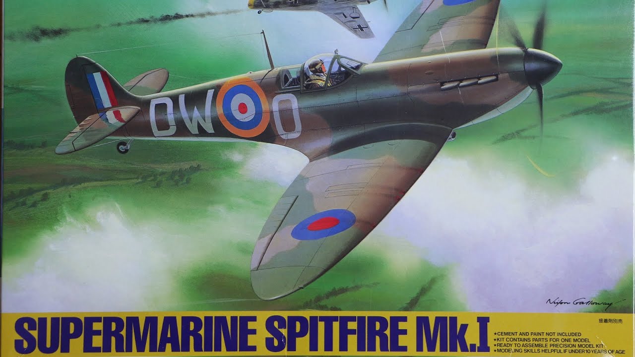 Tamiya 1/48 Supermarine Spitfire Mk1 Intro - YouTube