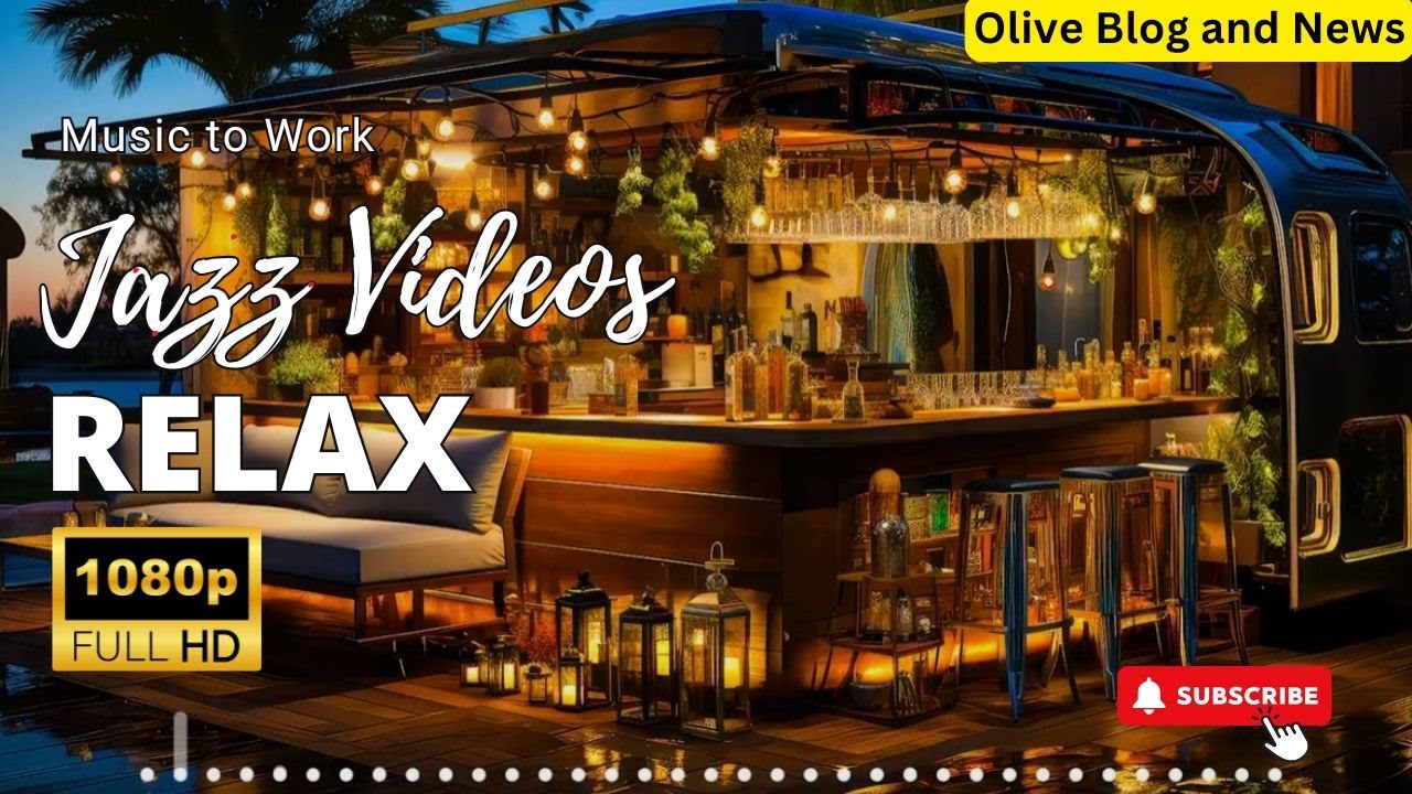 Cozy Jazz Music & Bookstore Cafe Ambience with Relaxing Smooth Piano ...