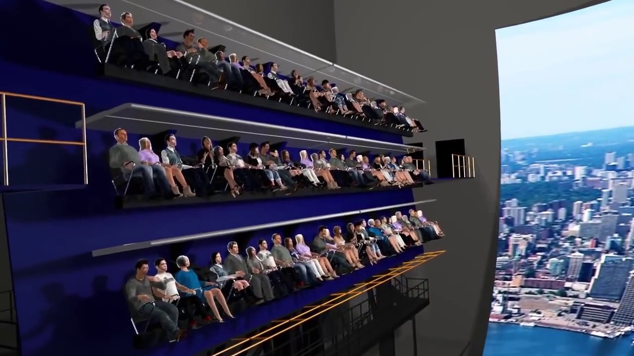 Flying Theatre attraction from Dynamic Attractions - YouTube