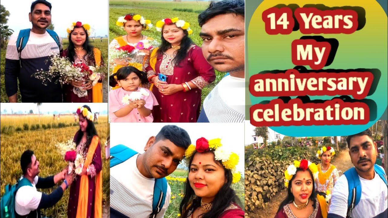 Hi friends 14 Years My anniversary celebration share to my all friends🎊 ...