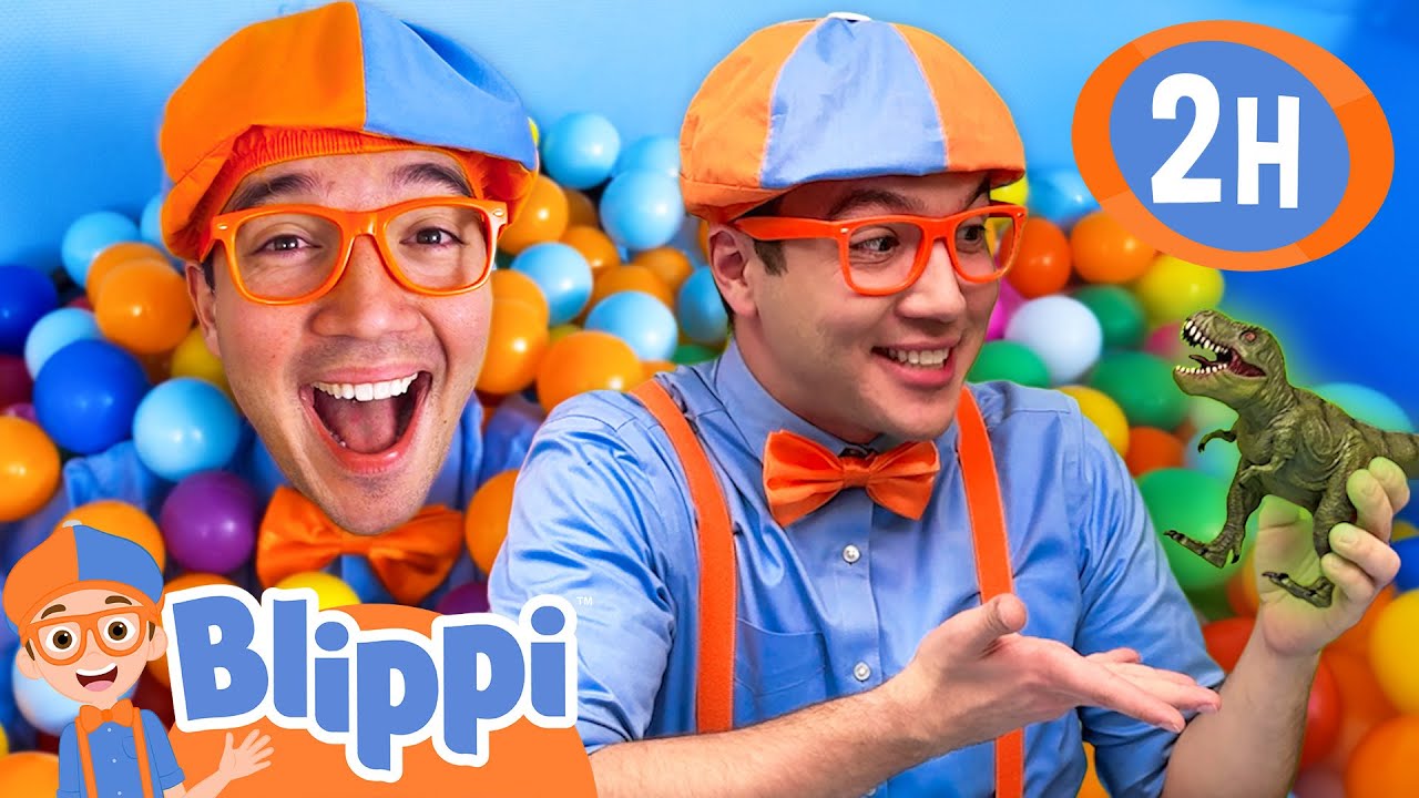 BEST OF BLIPPI: Excavators, Vehicles, Dinos & More! | Educational ...