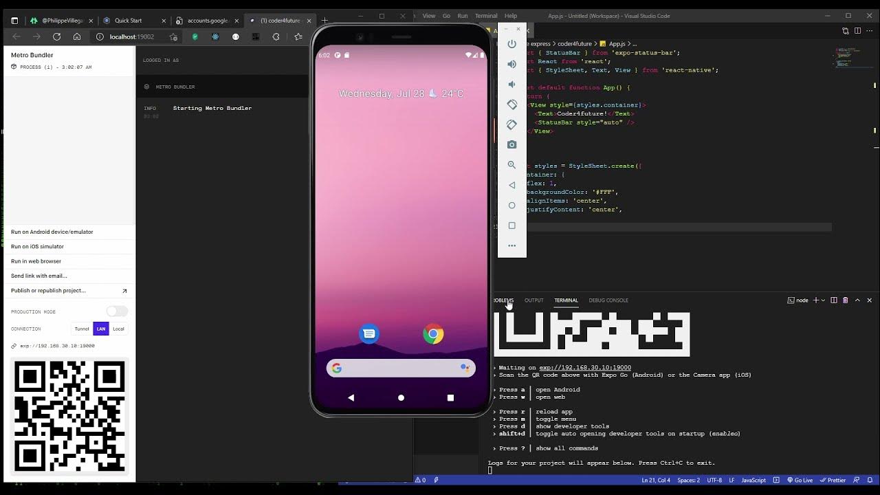 React Native express - Primeiros Passos - YouTube