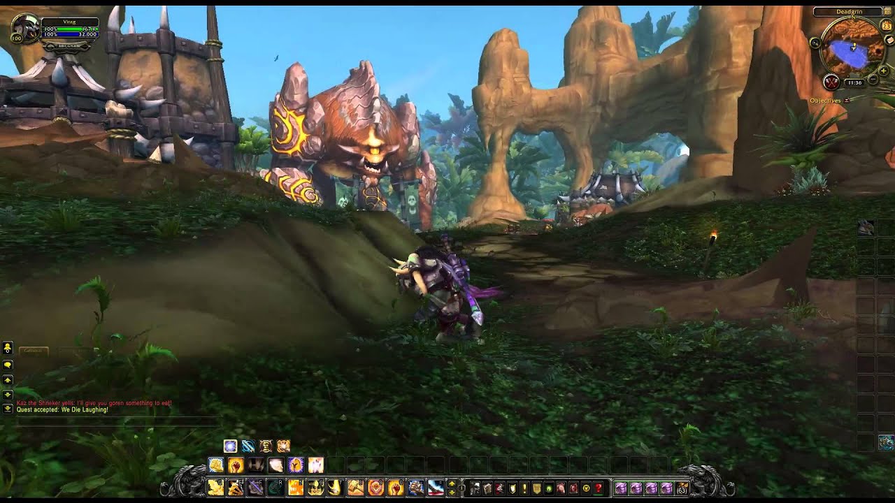 Where is Deadgrin WoD Explore Gorgrond - YouTube