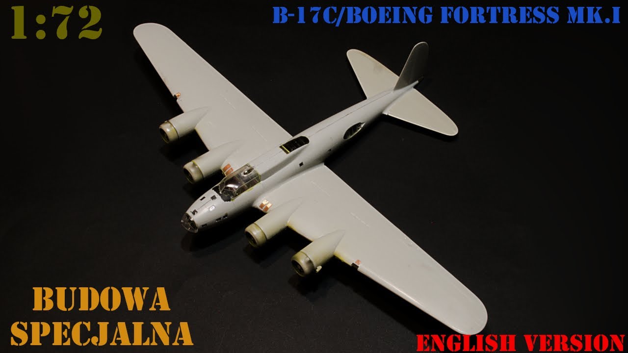 Episode 277. Academy Boeing Fortress Mk.I (B-17C). Part 5. Engines ...