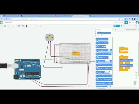 Circuit design Relay and DcMotor Based on Arduino - YouTube