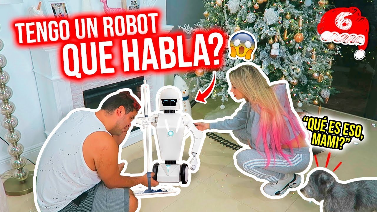 LES PRESENTO A MI ROBOT QUE LIMPIA LA CASA!!! 🤩 VLOGMAS 6🎄 06 Dic 2019 ...