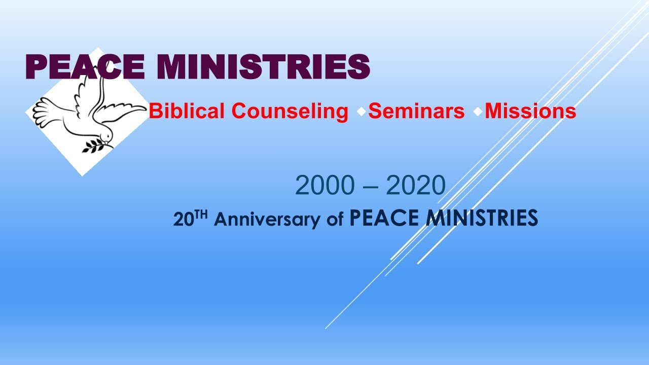 20th Anniversary - Peace Ministries - YouTube