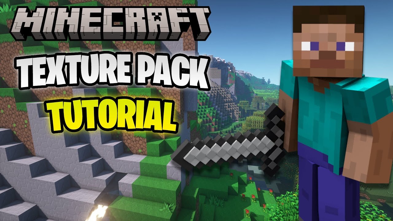 MINECRAFT TEXTURE PACK TUTORIAL | MINECRAFT 1.19 - YouTube