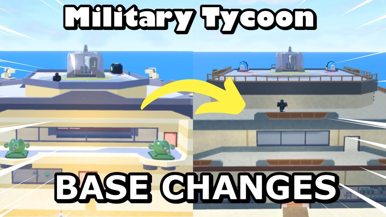 ALL NEW BASE CHANGES IN MILITARY TYCOON ROBLOX! ( New leaks and more ...