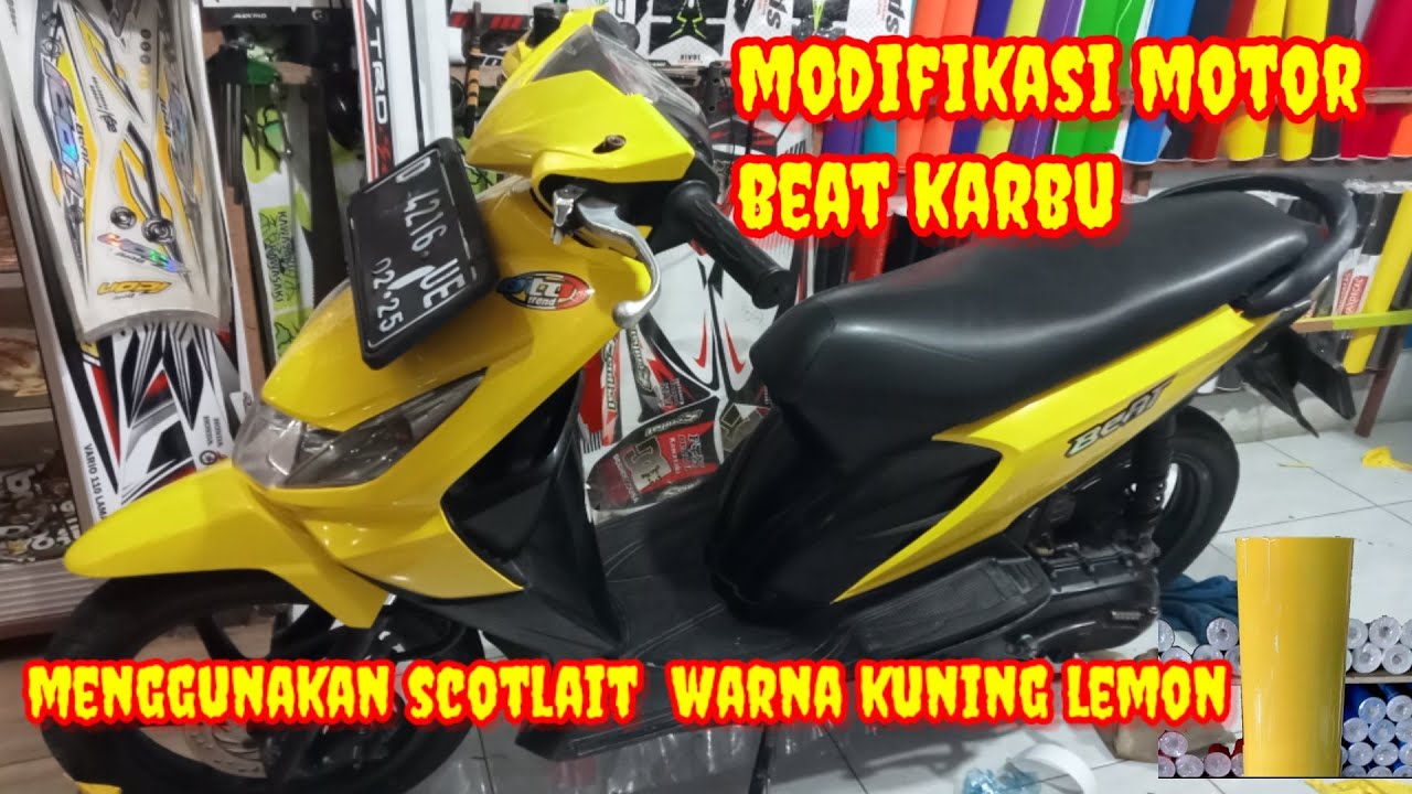 Modifikasi Skotlet Variasi Motor Beat | Reviewmotors.co