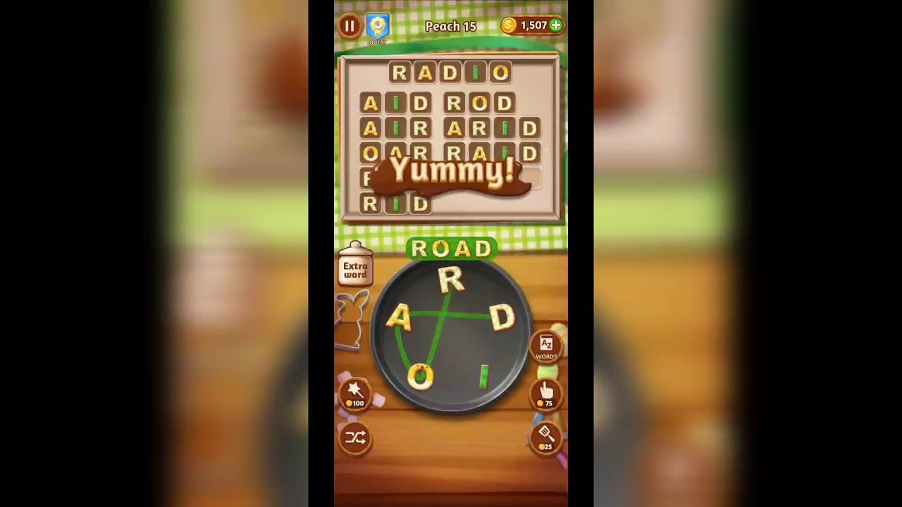 Word Cookies Peach Level 15 Solved - YouTube