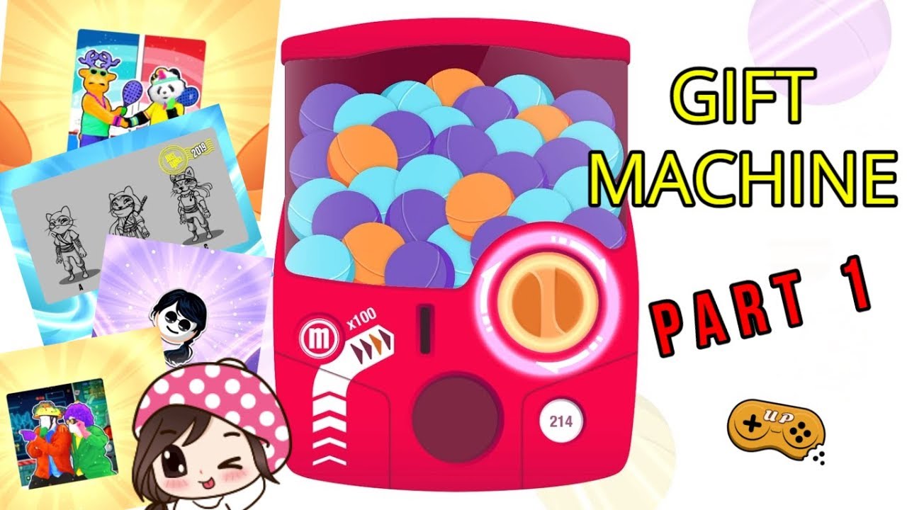 JUST DANCE 2019 GIFT MACHINE Part 1 😍💕 جست دانس 2019 يلاااا نجرب الآلة ...