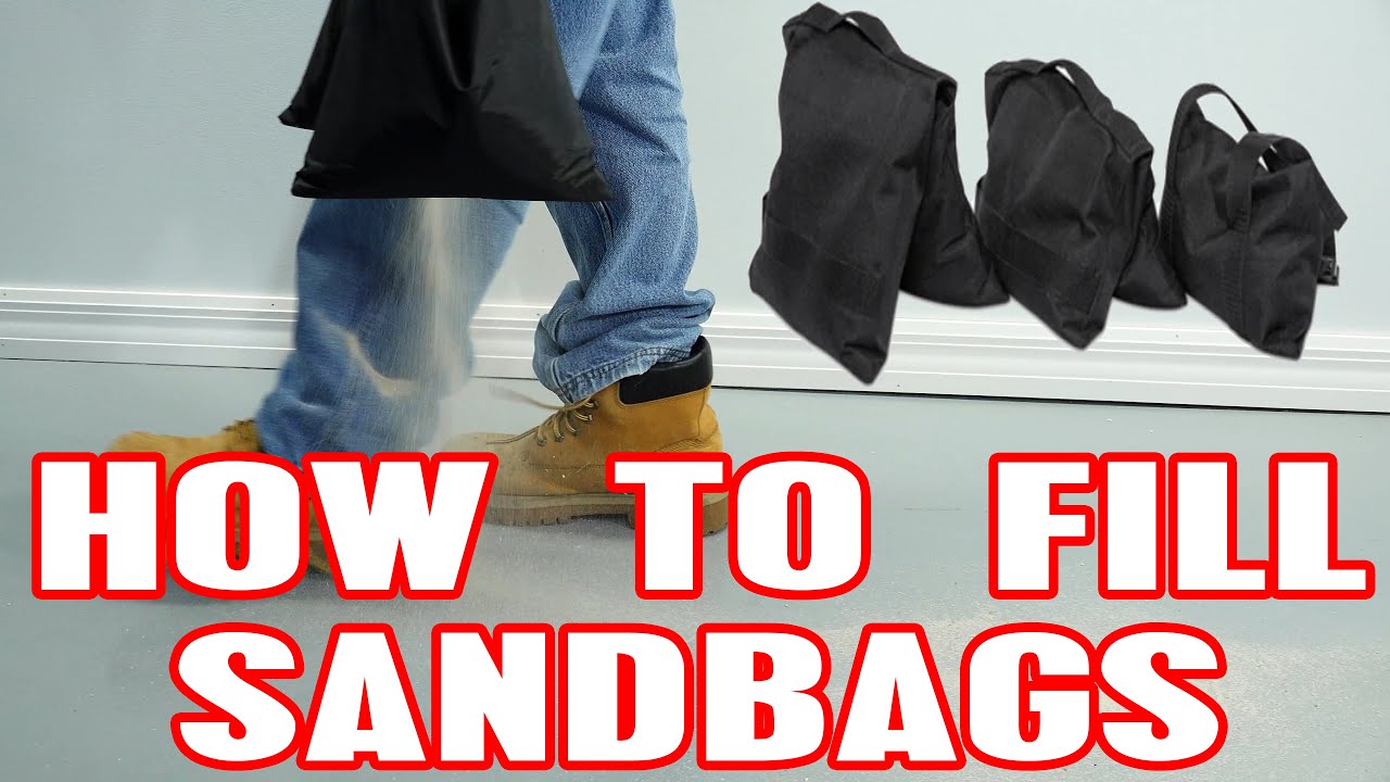 How To Fill Sandbags - Sandbags for Film & Video Production - YouTube