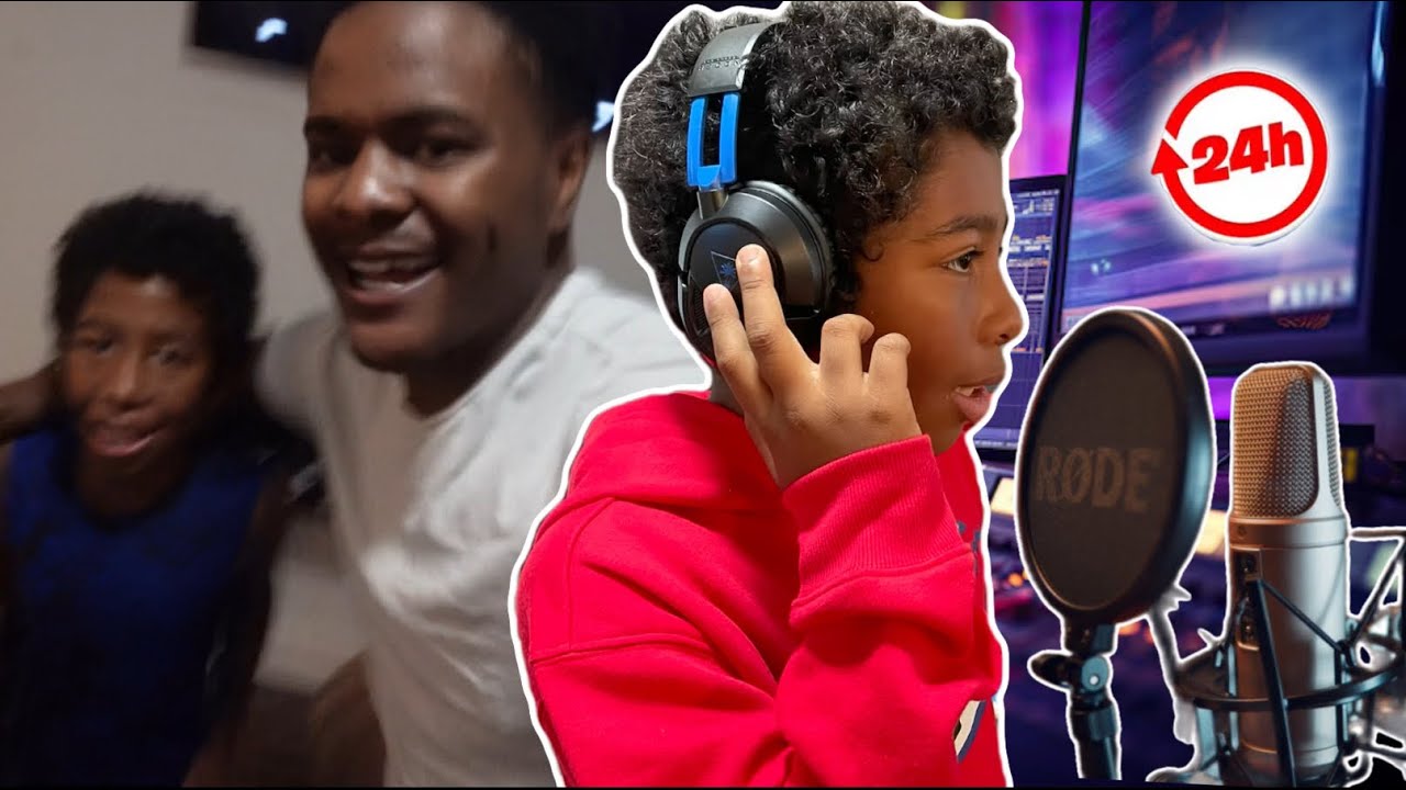 MY LITTLE COUSIN BECAME A RAPPER IN 24 HOURS *GONE RIGHT* - YouTube