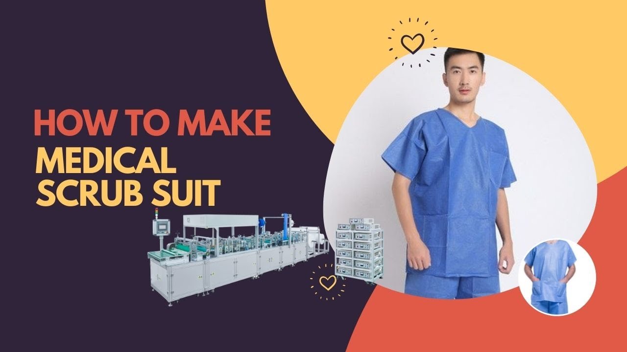 Surgical Scrub Suit Making Machine | what are scrubs in hospital - YouTube