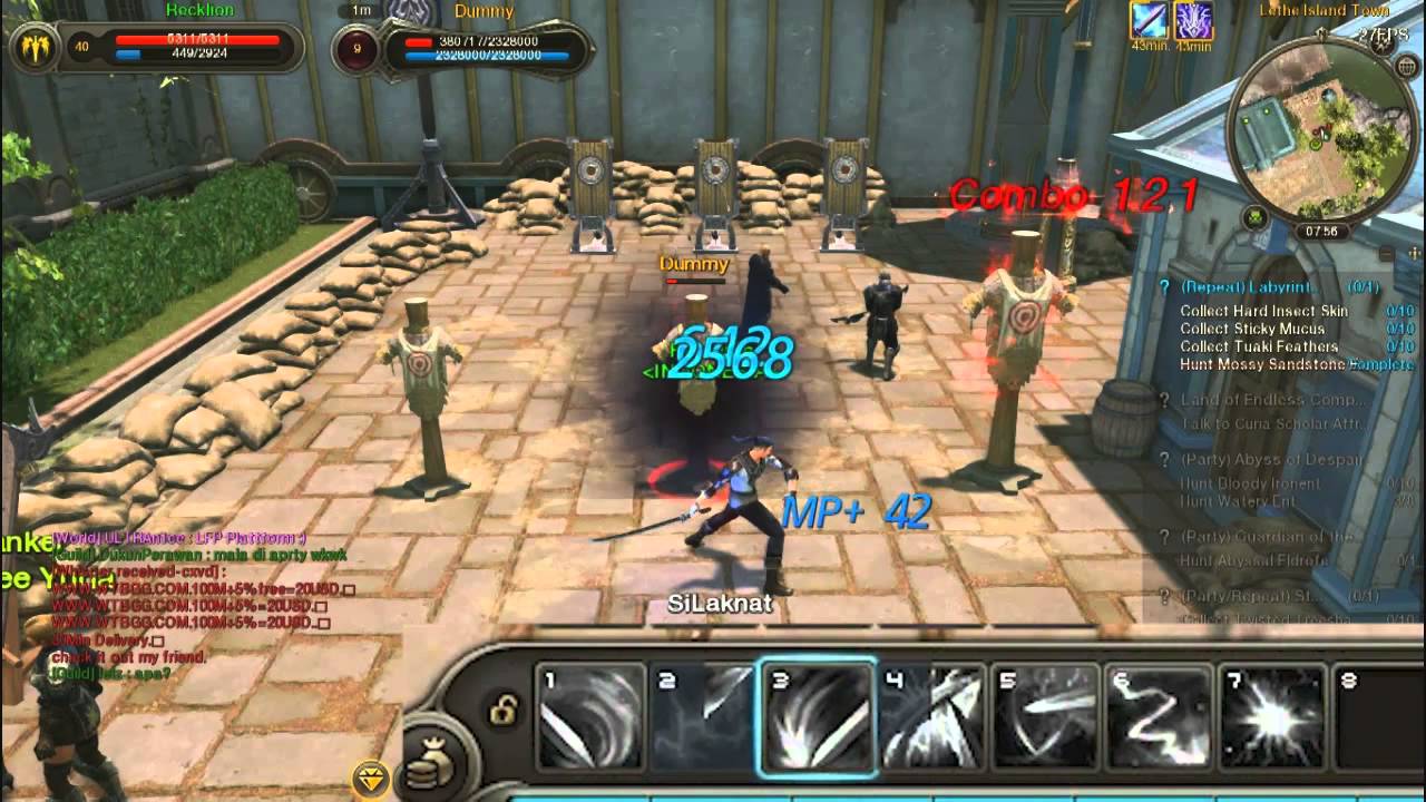 Force Blader Combo Guide Cabal 2 NA By Recklion - YouTube