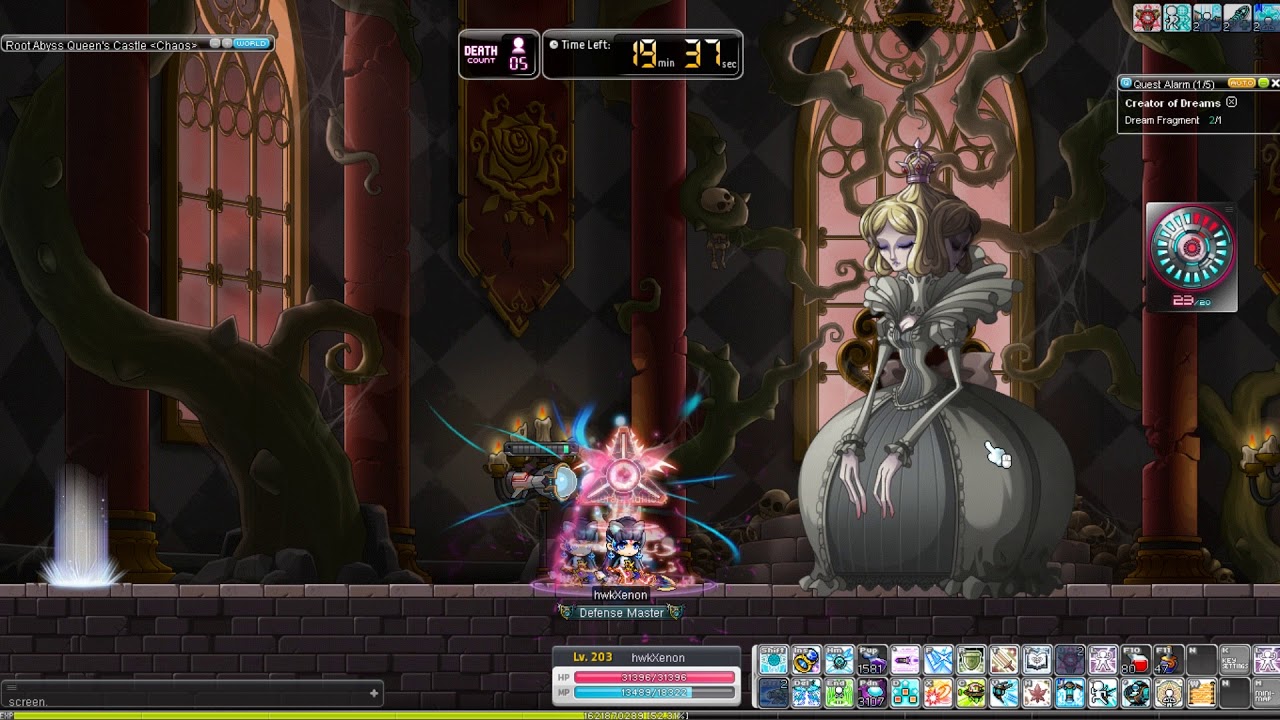 [Maplestory Black Mage] Xenon new V skill demonstration - YouTube