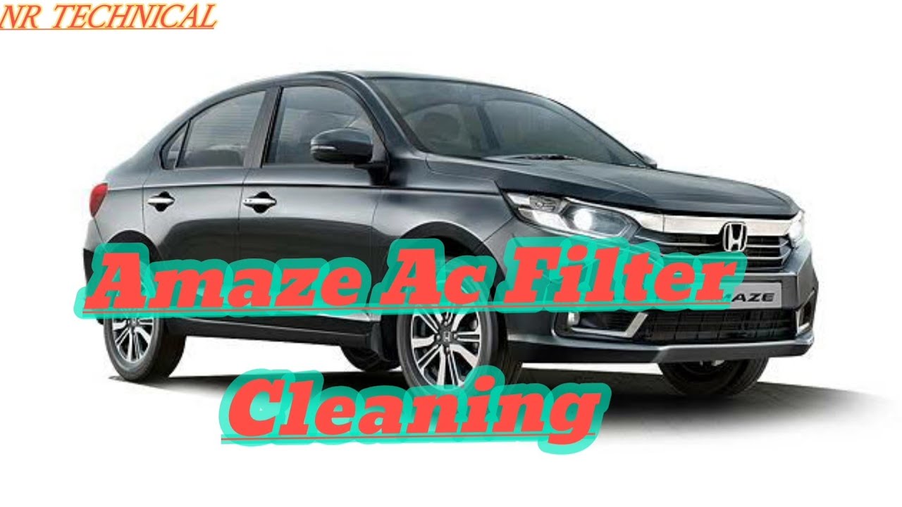 Honda Amaze Ac filter cleaning - YouTube