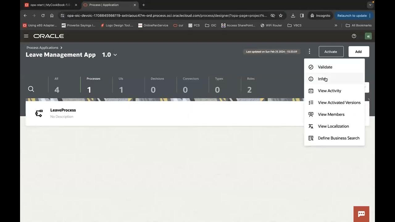 7. Integrating Oracle Process Automation using Process Automation Backend | OIC | Oracle #oic ...