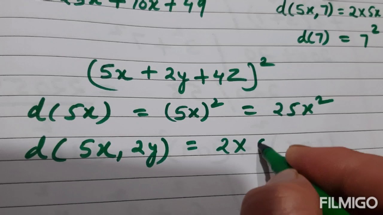 Vedic Maths part 73 ( square of algebraic expressions by duplex method ...