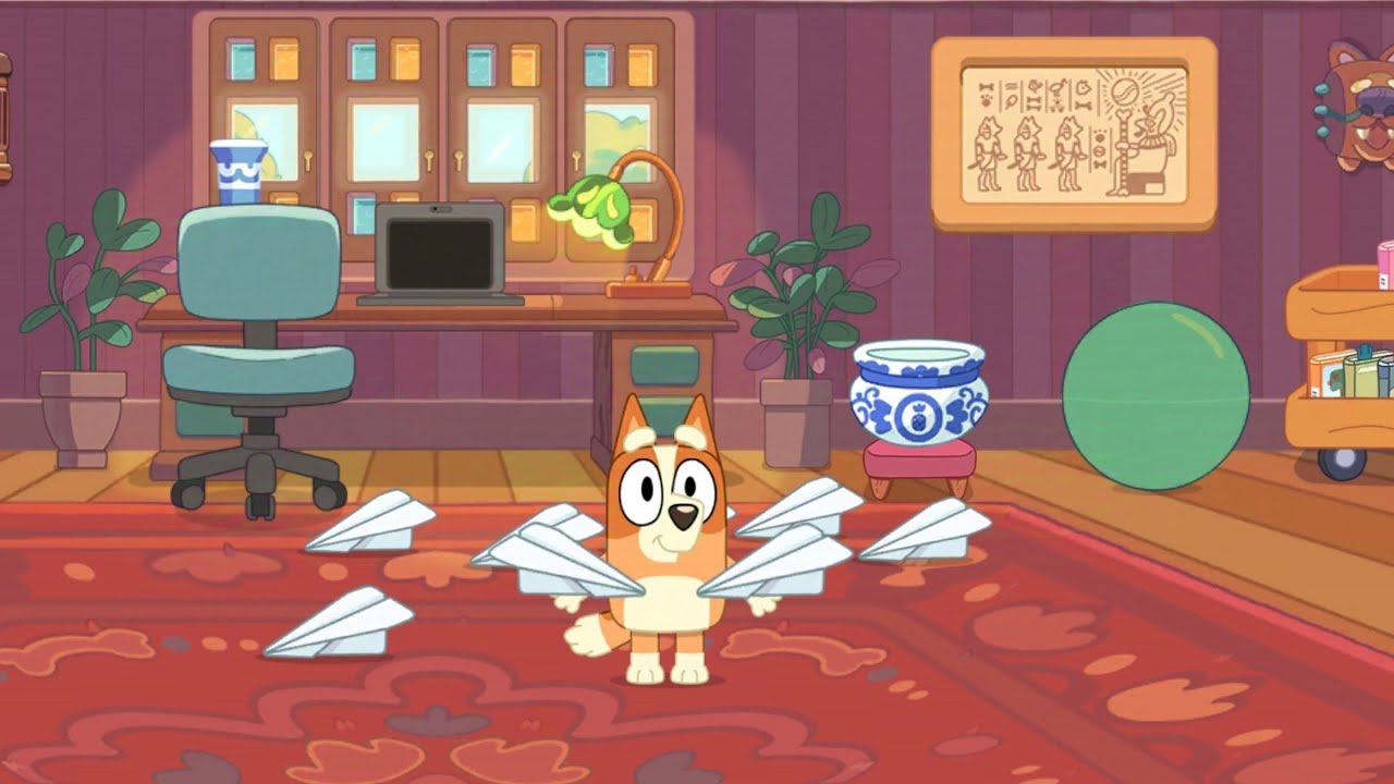 Bluey: Bingo's Paper Fly - YouTube