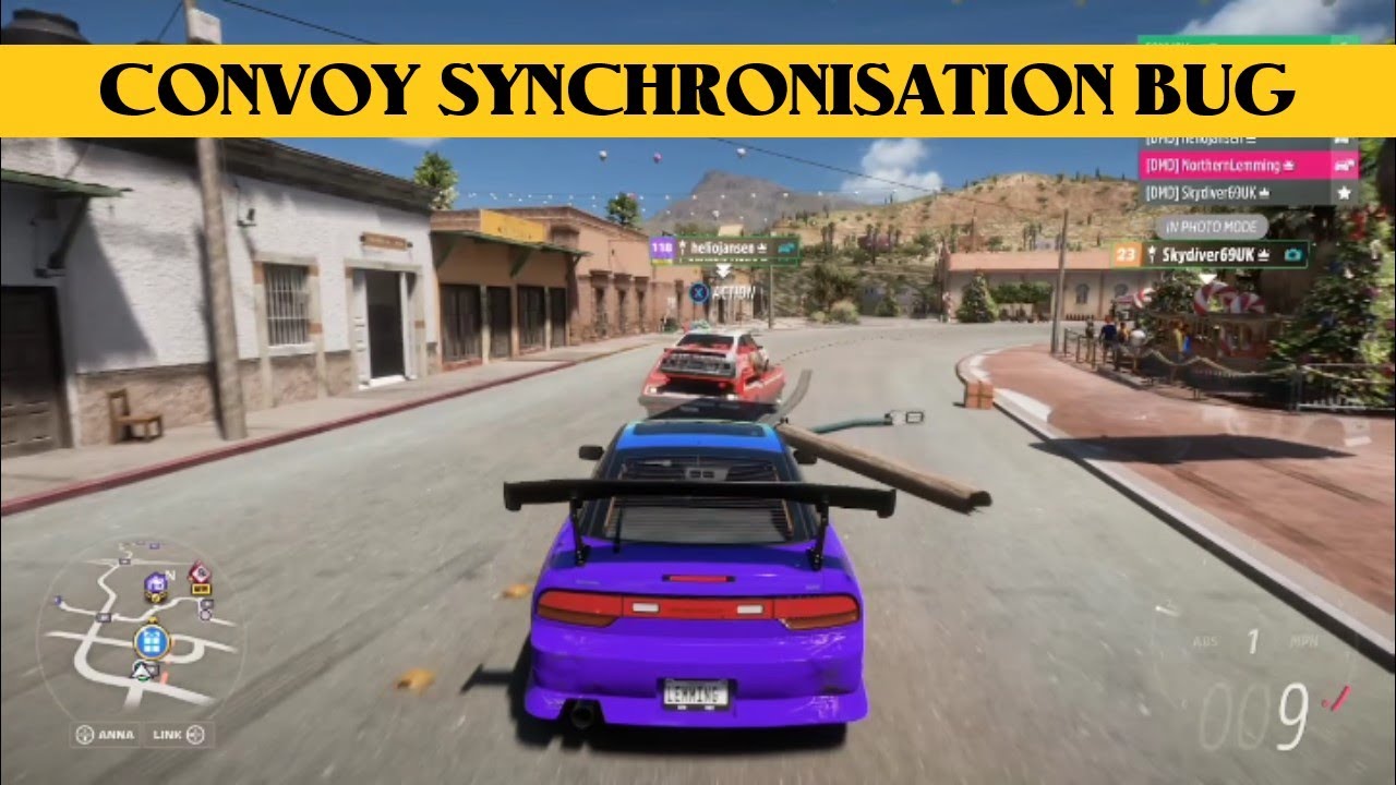 Forza Horizon 5 Convoy Synchronisation Bug - YouTube