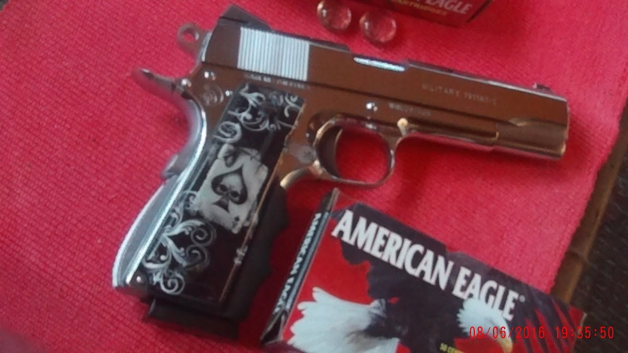 1911 A1-E SAM Military STAINLESS UNBOXING - YouTube