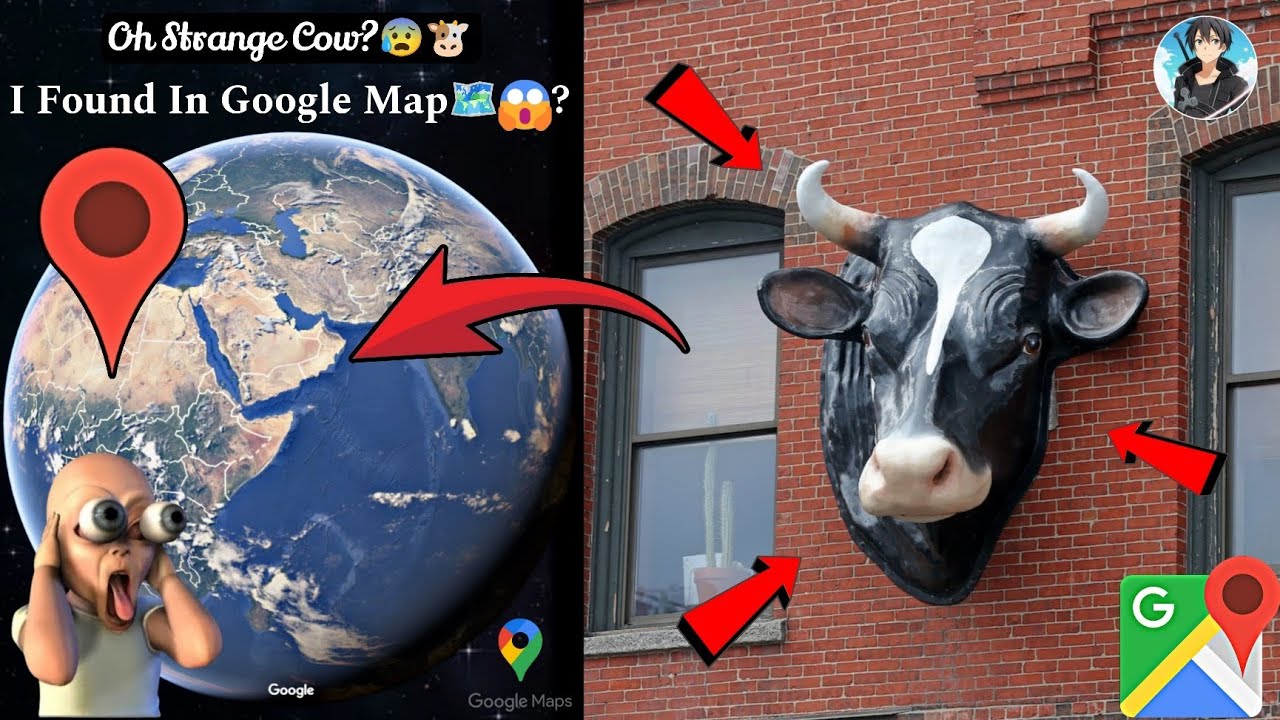 😶‍🌫️😰Oh I Found Strange Cow In Google Map Google Earth 🌎 #trending #map ...