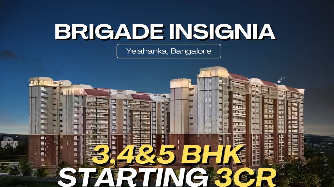 3Cr | #Brigade Insignia | Luxury Apartments | Luxurious | Yelahanka ...