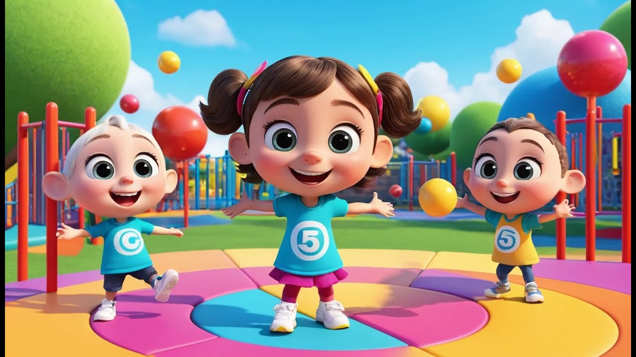 Playground Ball Song – Count the Bounces! | Fun Counting Song for Kids ...