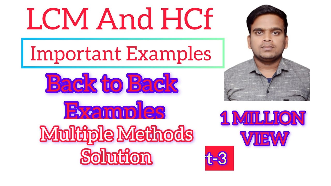 LCM And HCF Example| LCM best example|HCF Best example Part3 - YouTube