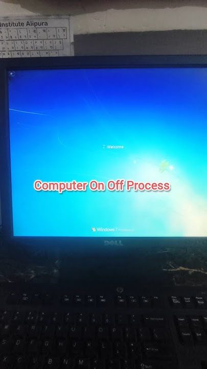 Computer Open 🔓 Or Shut Down kaise kare 🤔 ।।Computer On & Off Process # ...