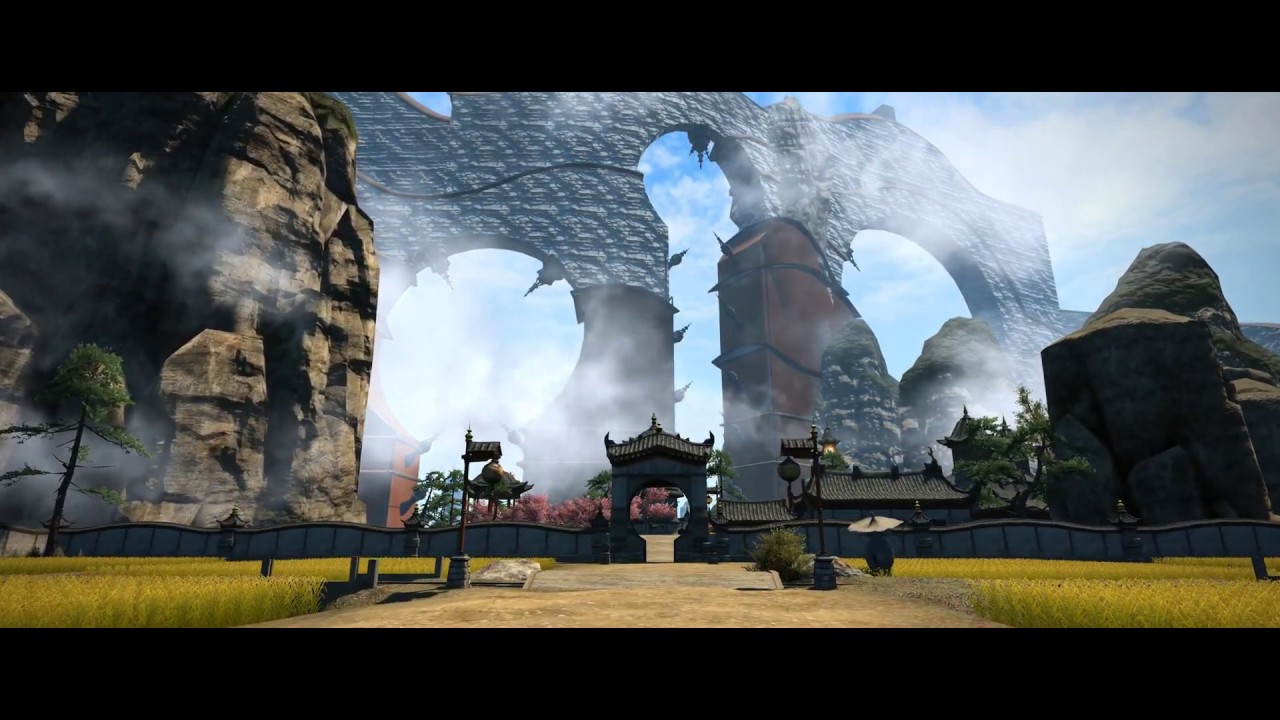 Final Fantasy 14 - Exploration & Landscape (Ultrawide - 21:9) - YouTube