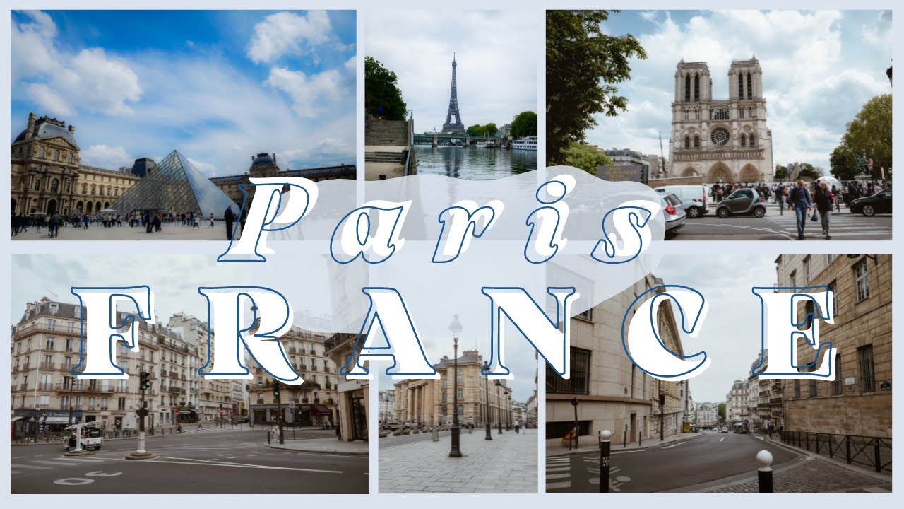 A DAY in PARIS, FRANCE [ eiffel tower, la louvre museum, notre dame ...