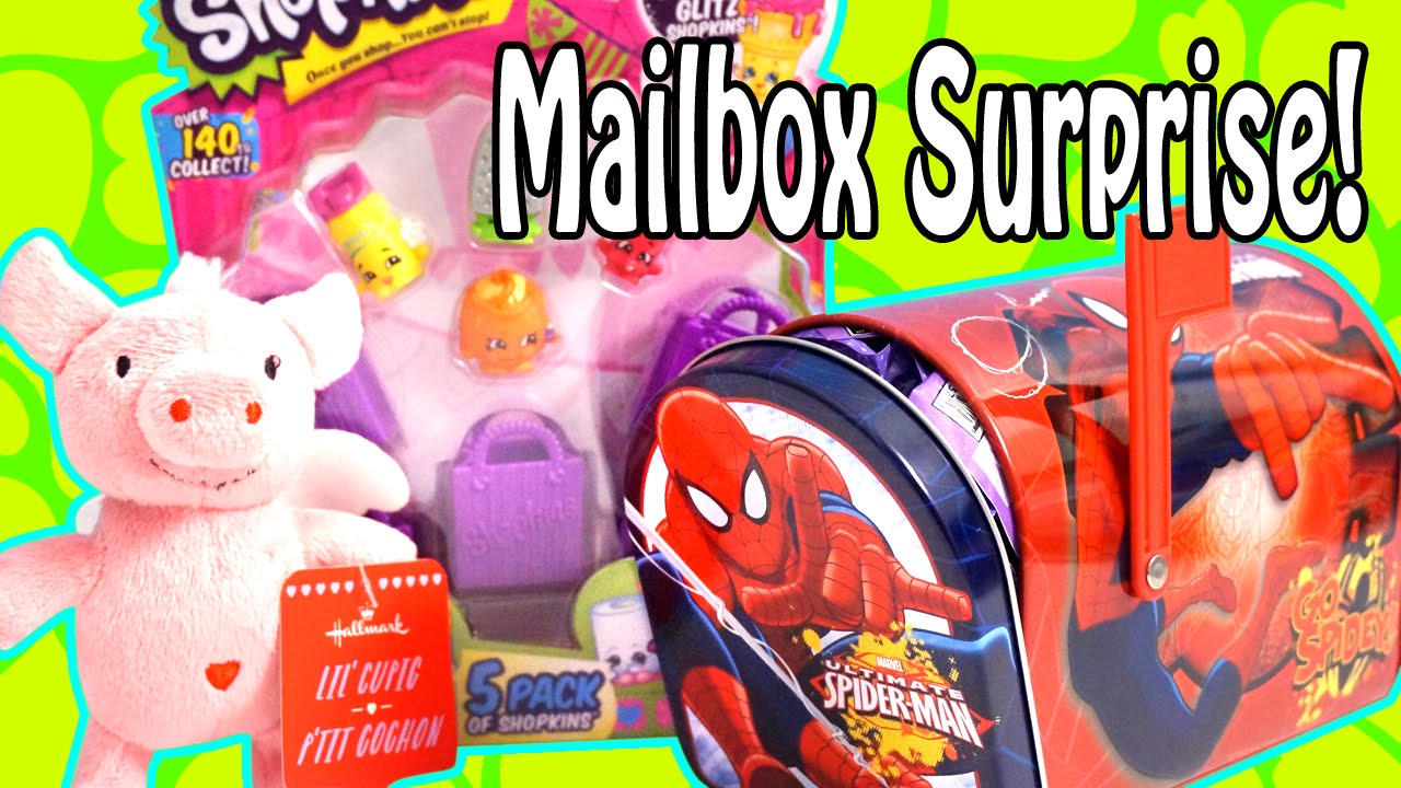 Spider-Man Mailbox Surprise - Shopkins - Cupig - Doc McStuffins Disney ...