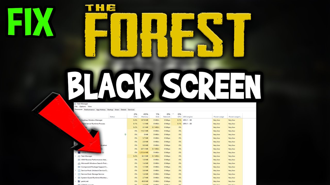 The Forest – How to Fix Black Screen & Stuck on Loading Screen - YouTube