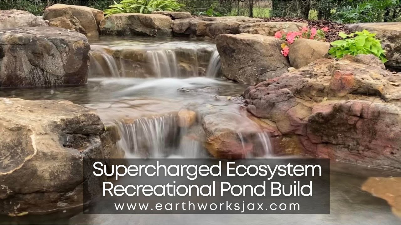 Ecosytem Recreational Pond Construction - YouTube