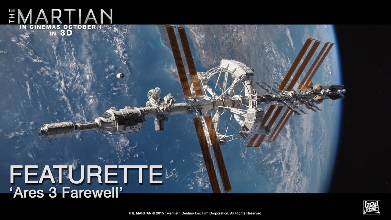 The Martian ['Ares3 Farewell' Featurette in HD (1080p)] - YouTube